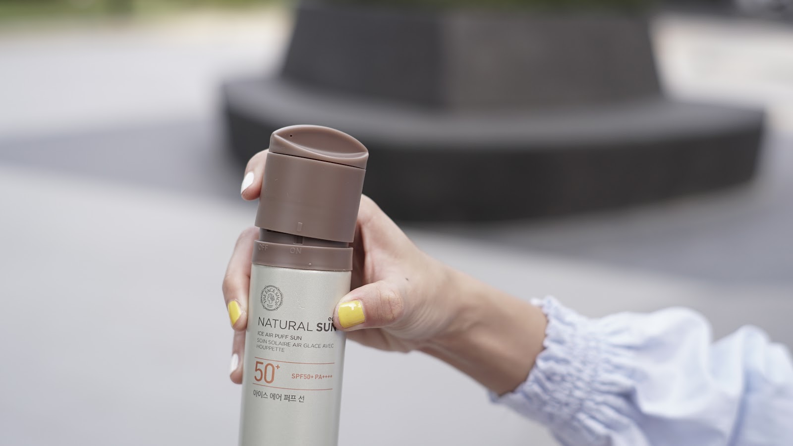 The Face Shop Natural Sun Eco Air Puff Sun and No Shine Hydration Sun ...