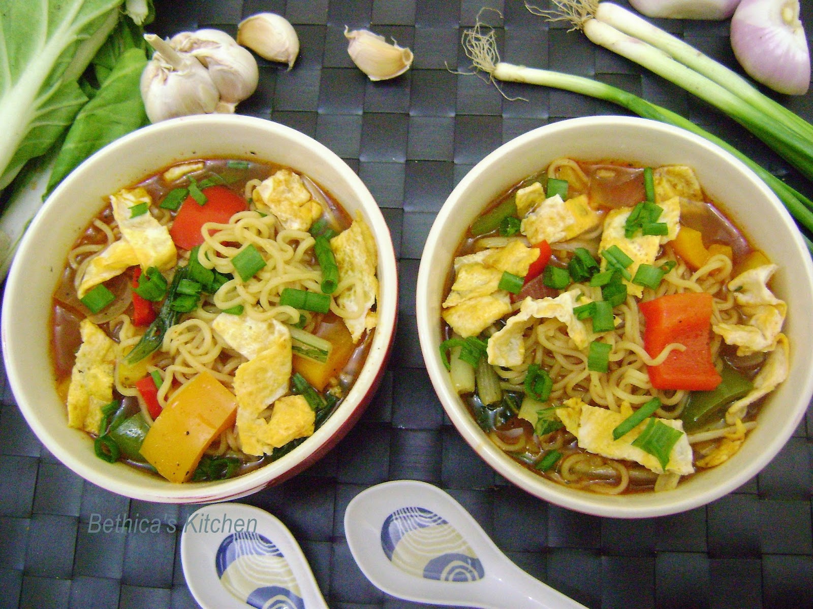 Bethica's Kitchen Flavours: Thukpa Noodle Soup (North-East Indian Style)