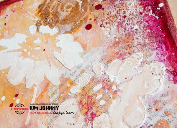 Tangled Blue Rose: STAMPlorations Stencil Sunday~Wood Plaque