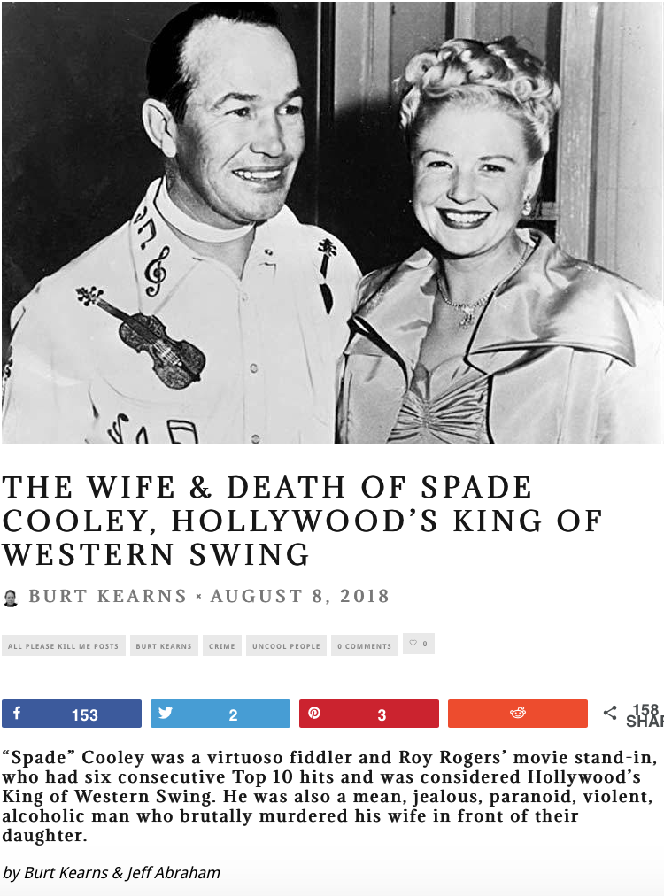 Good Story News: Burt Kearns and Jeff Abraham exhume Hollywood's most ...