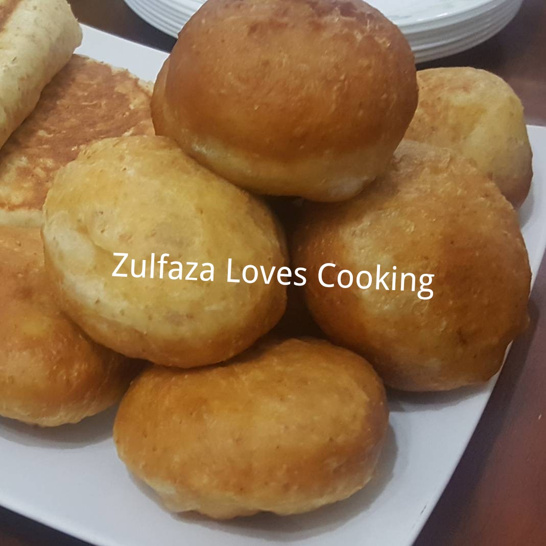 ZULFAZA LOVES COOKING: Pau goreng inti kacang merah