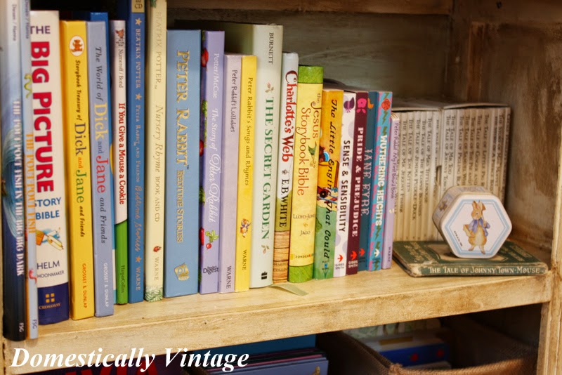 Domestically Vintage: Beatrix Potter Nursery Reveal ~ Part 1