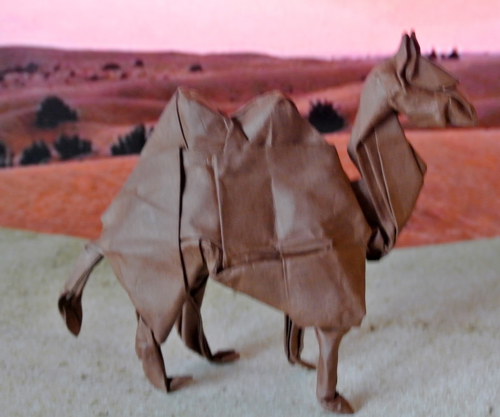 The Midnight Carver Origami Camels