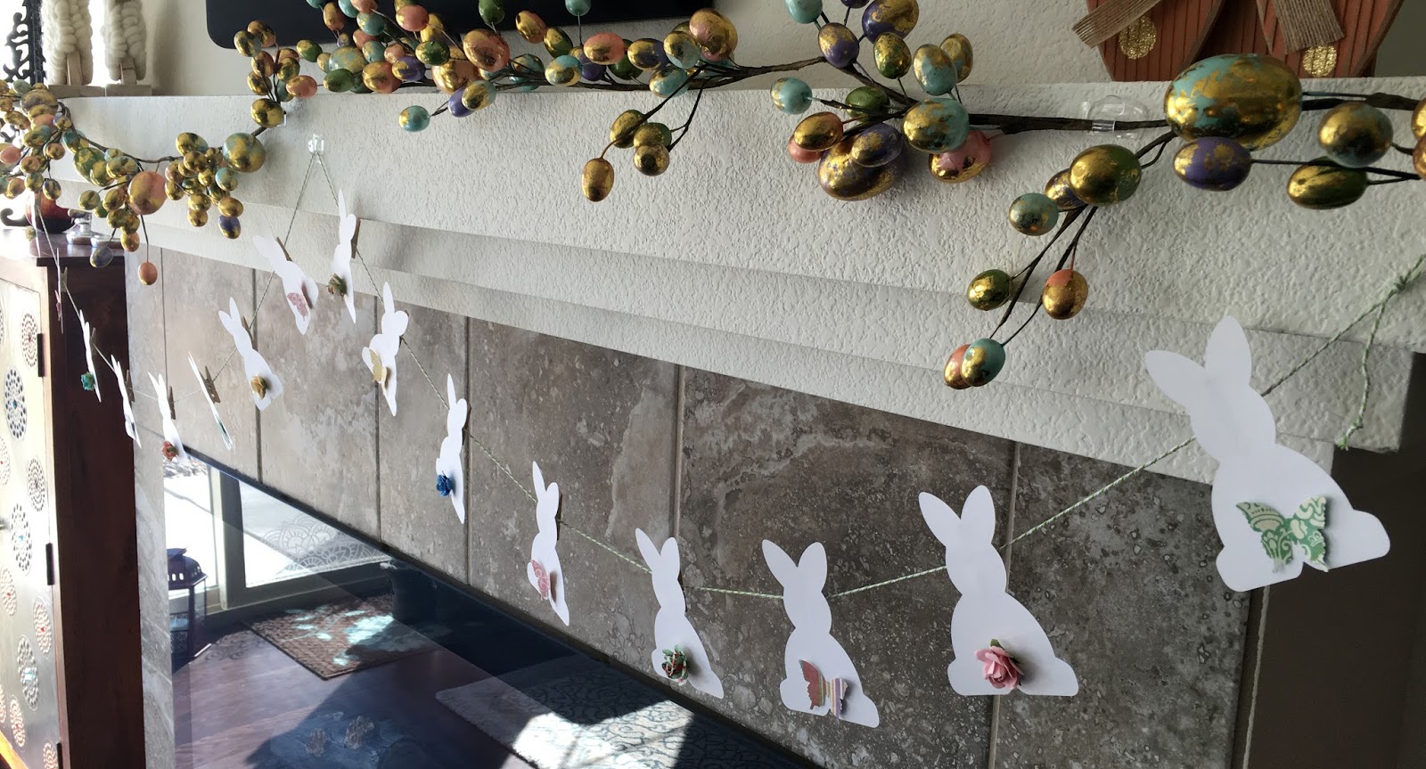 Simple DIY Easter Bunny Banner - Alice Scraps Wonderland