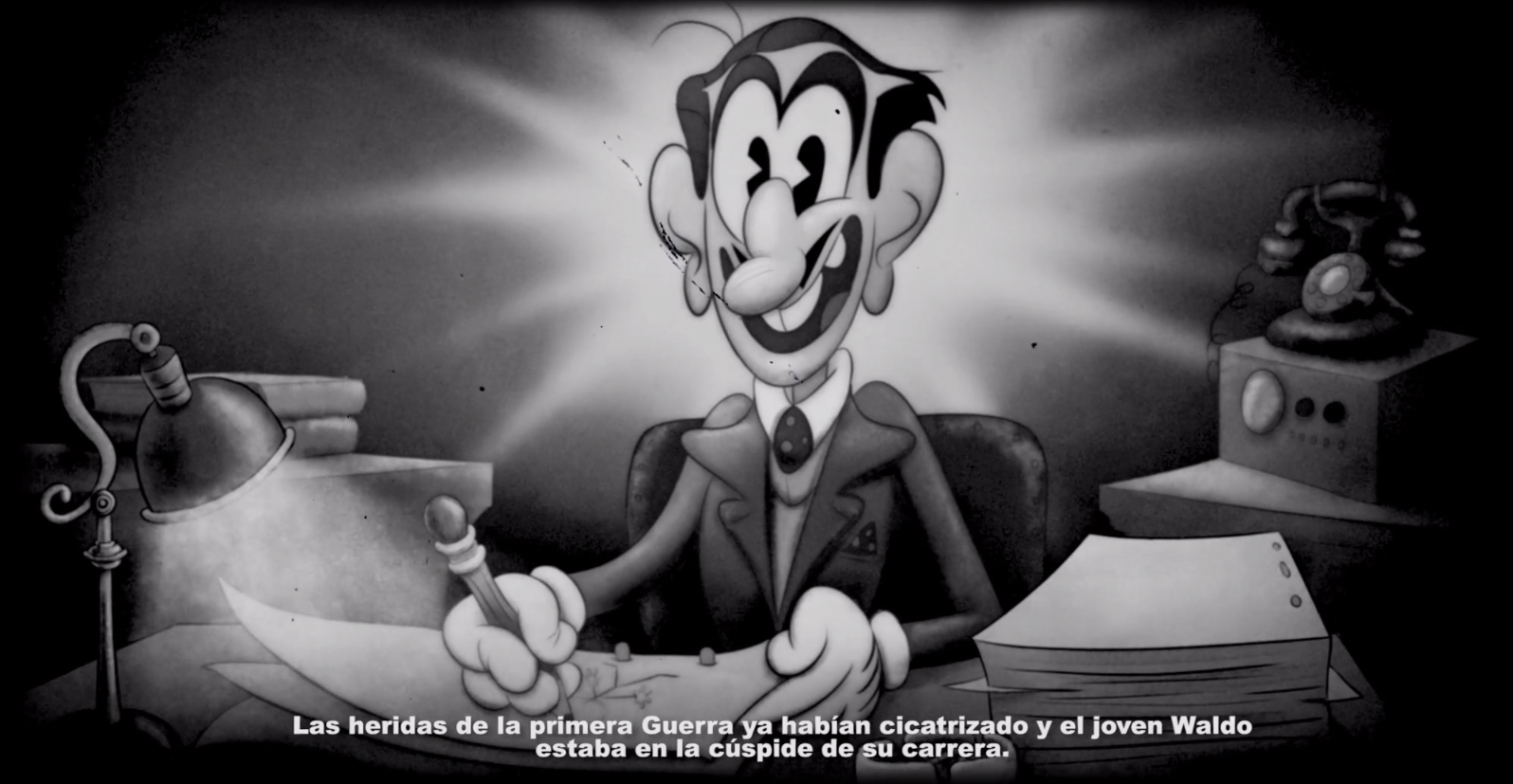 La Nuez: El sueño de Waldo, animación al estilo Vintage