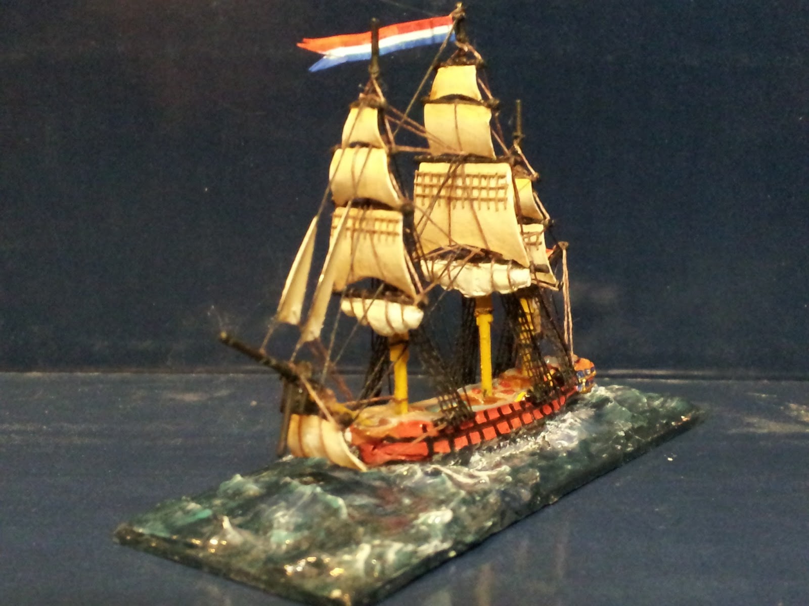 A Miniatures Hobby Room: Navwar Dutch 64 Gun Finished