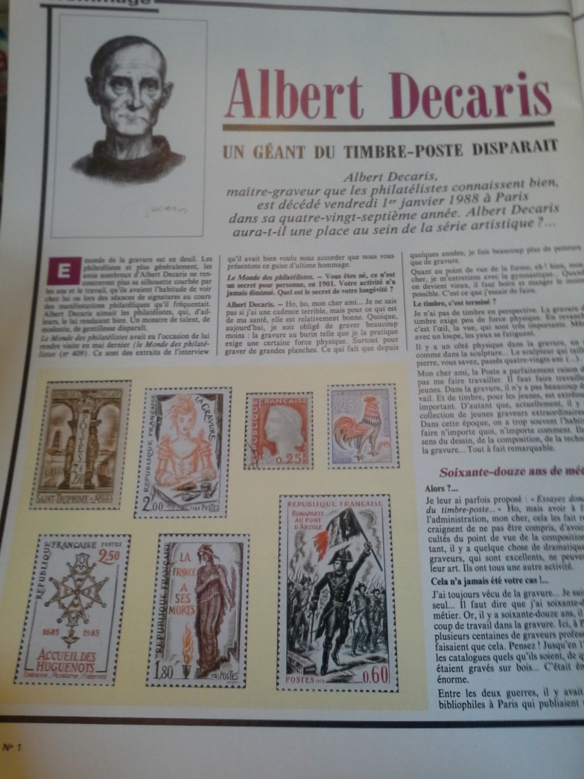 Albert Decaris Stamps!: I Review... My New Decaris Catalogue