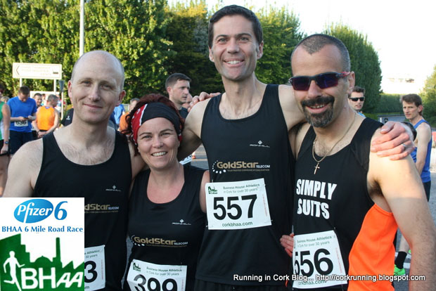 Sharon Rynne ...3rd woman in the 2017 Cork BHAA Pfizers 6 mile road race