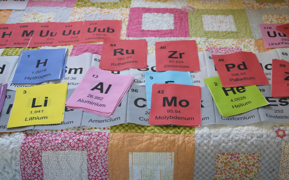 Pink Pony Design: Periodic Table Quilt