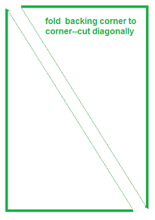 Mary's Quilting Notes: Cutting the backing the Flynn Method