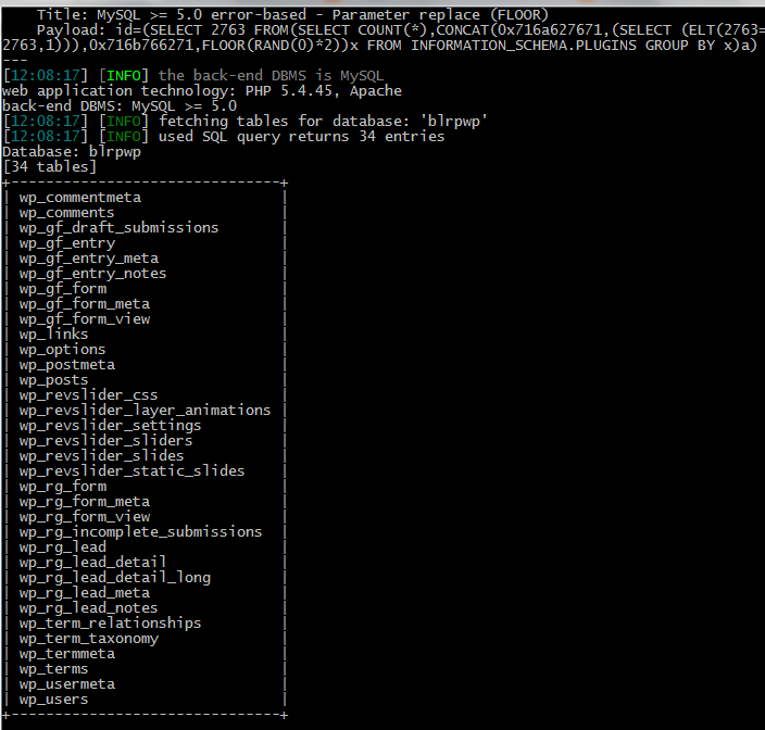 Cara deface Sqlmap live target