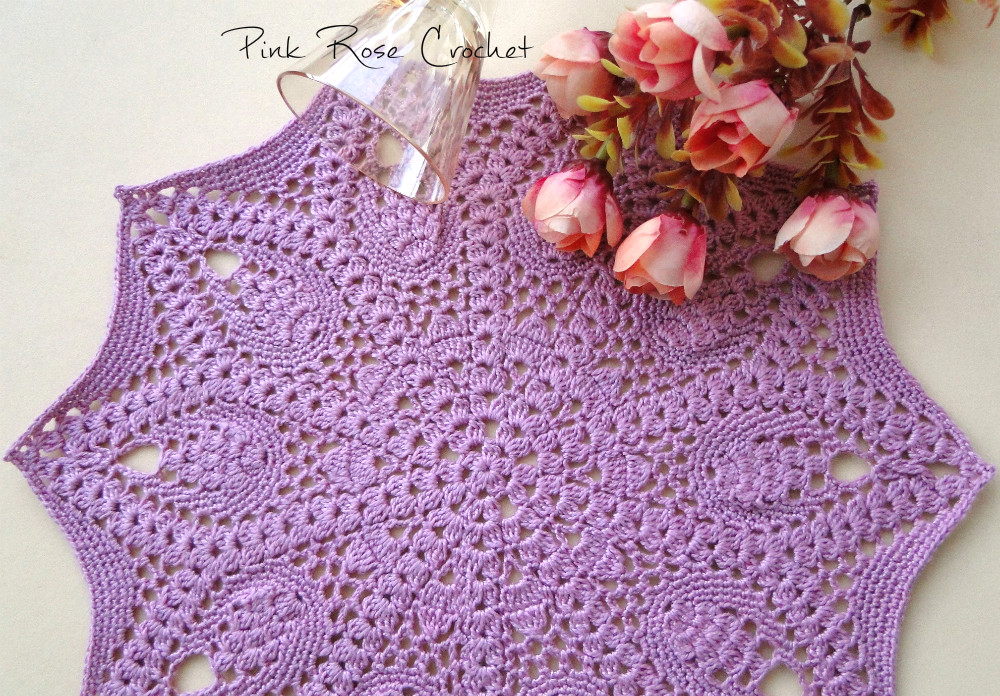 Pink Rose Crochet: Sublime Doily