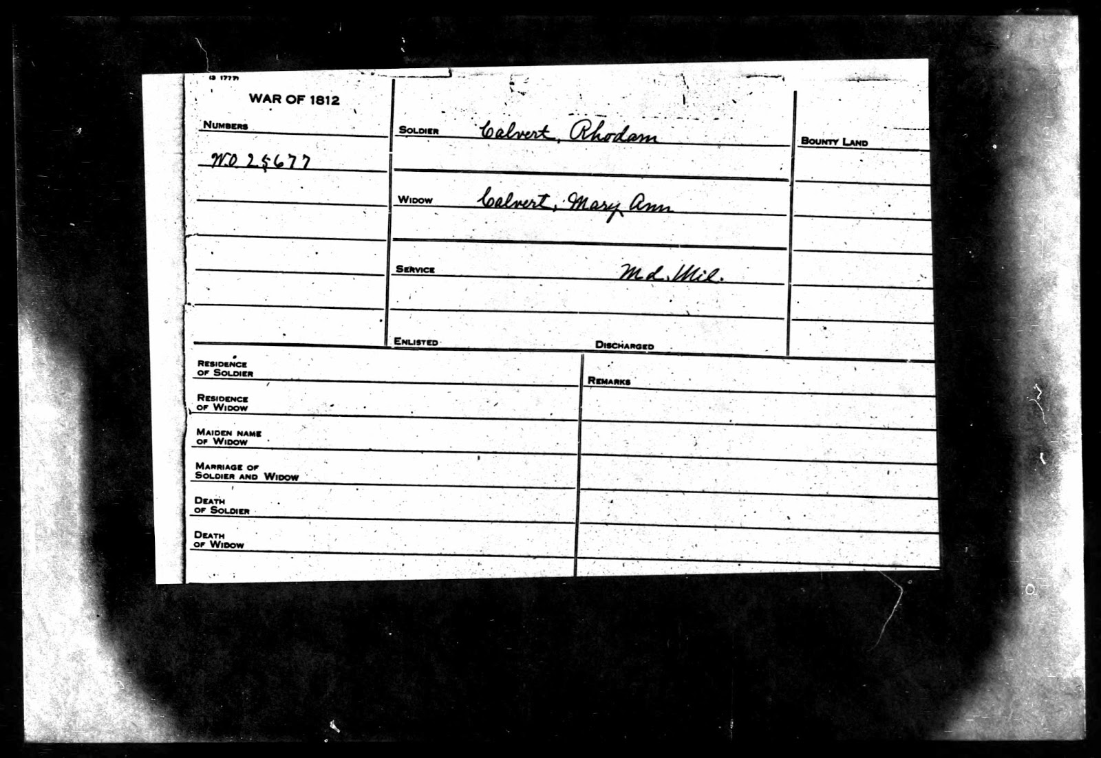 Calvert Family Genealogy: 2015