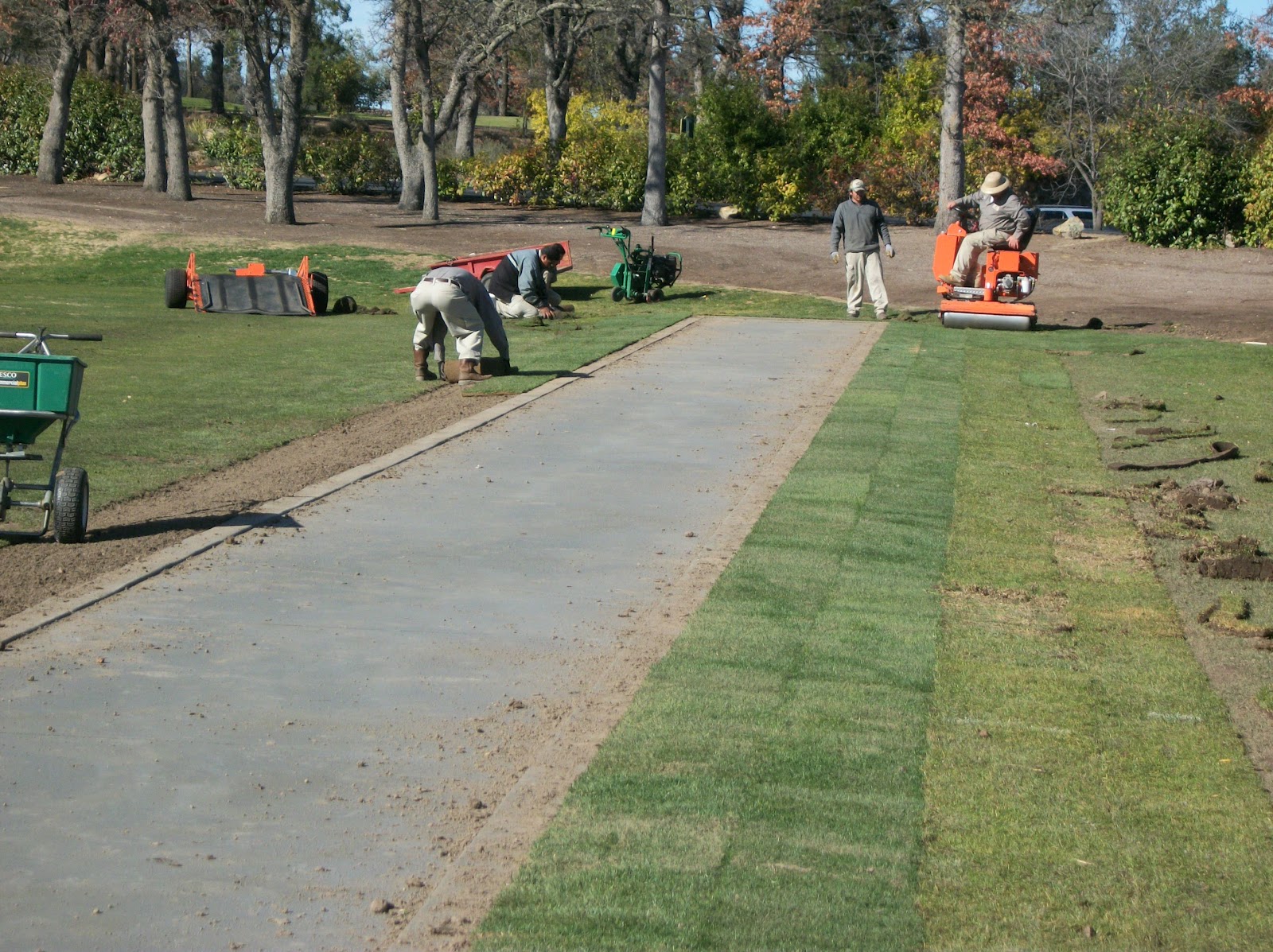 Granite Bay Golf Club Course Update: Driving Range Tee Line Complete