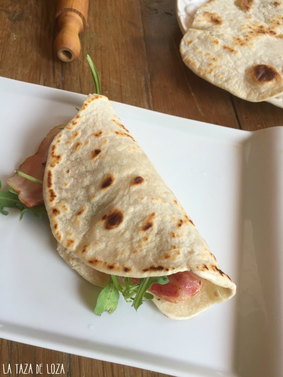 Piadina italiana para rellenar | La Taza de Loza