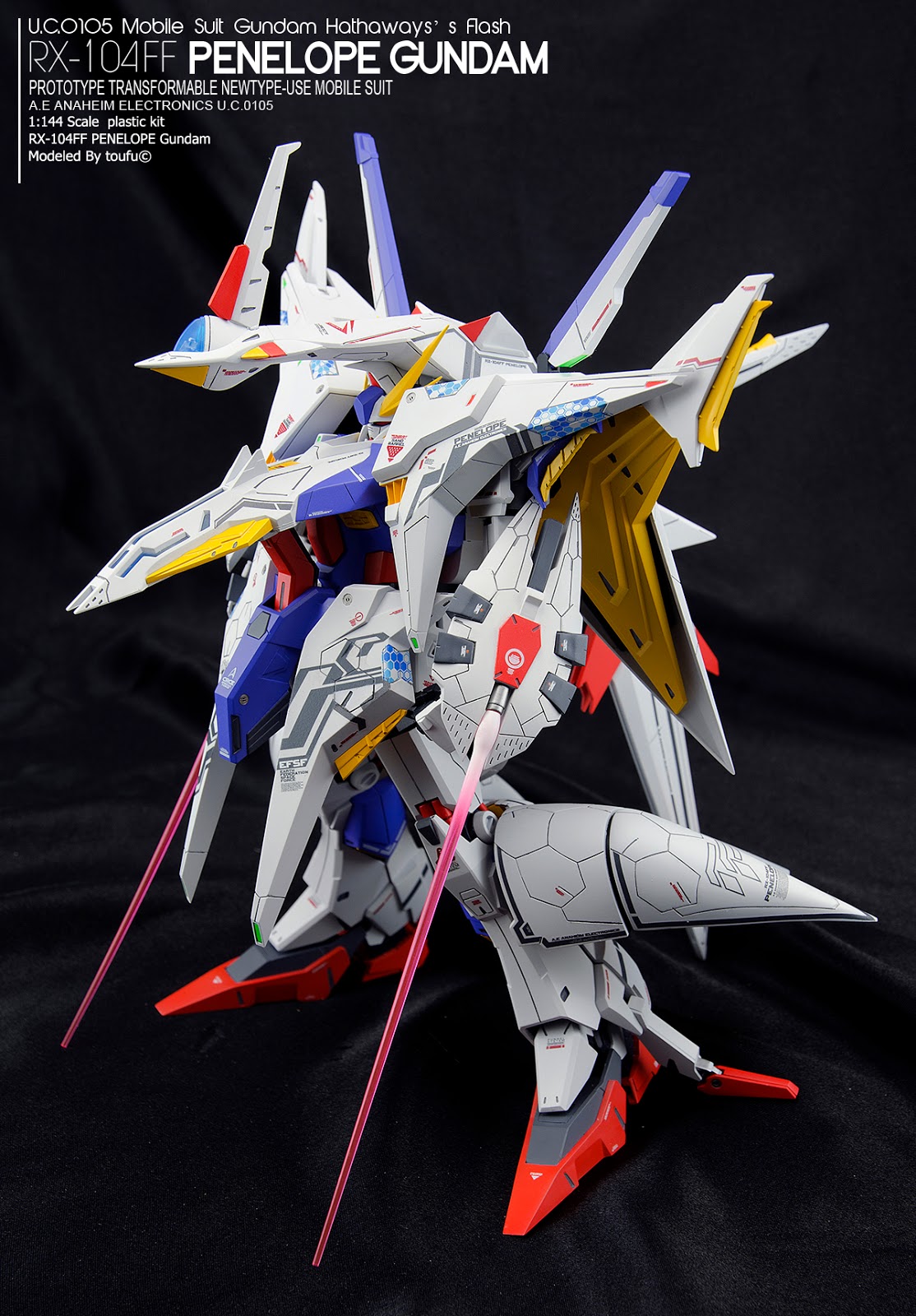 Gundam Family: MC 1/144 RX-104FF Penelope Painted Build