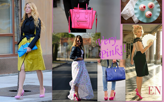 My Little Black Dress: Touch of pink