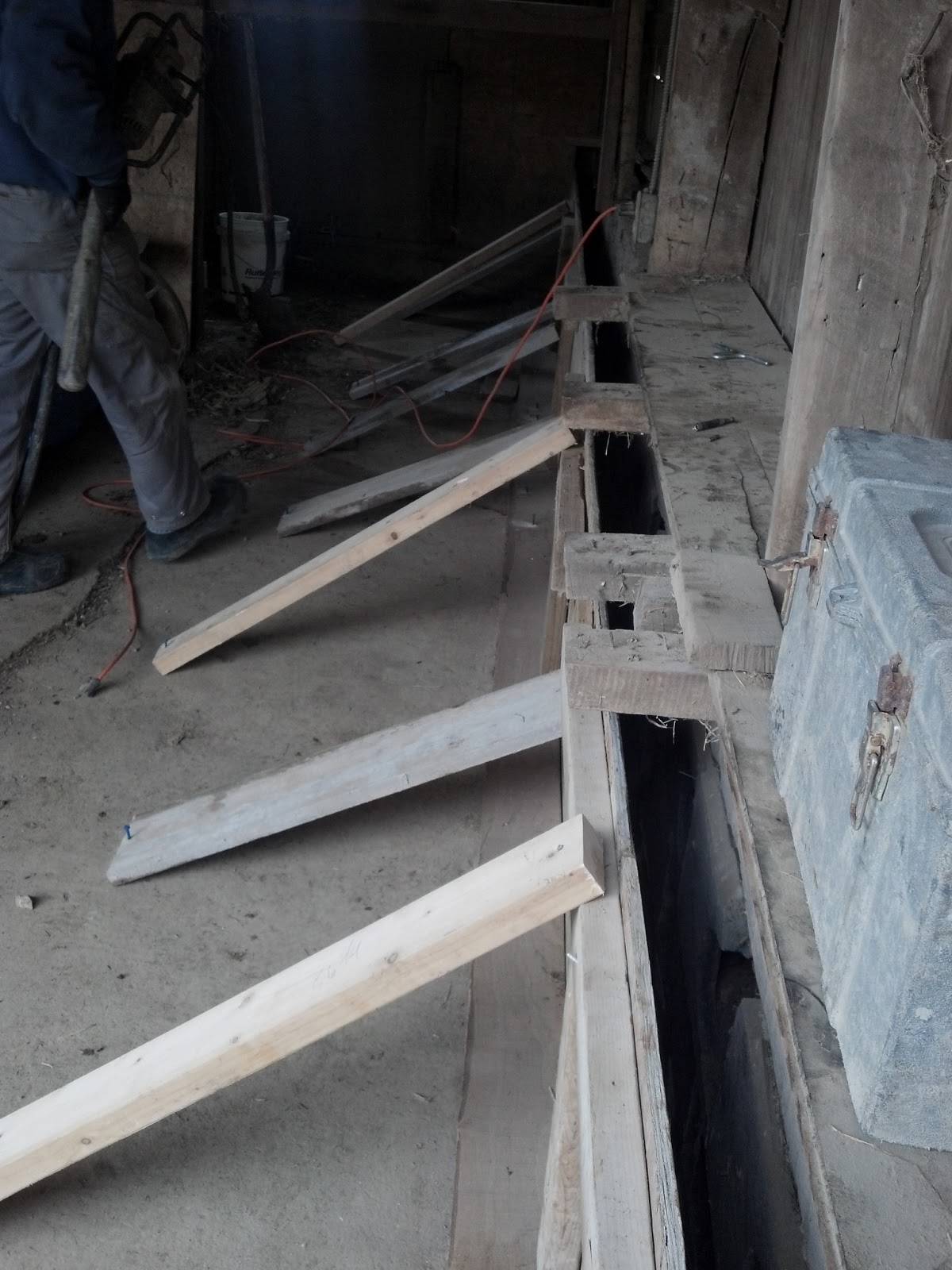 Conser Run Report: Barn wall repair, concreting pig pens, legacy update!