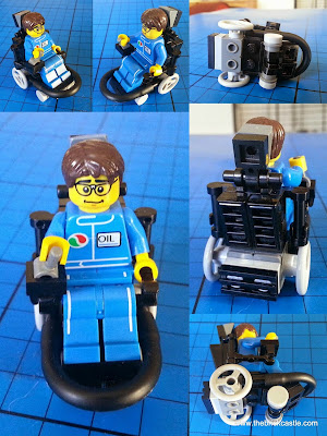 The Brick Castle: How to make a LEGO Wheelchair Footballer