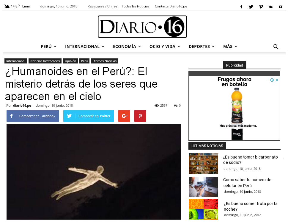 EL LADO OSCURO: ¿HUMANOIDES EN EL PERÚ?: El misterio detrás de los ...