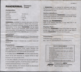 Drug Pamphlet: PANDERMAL