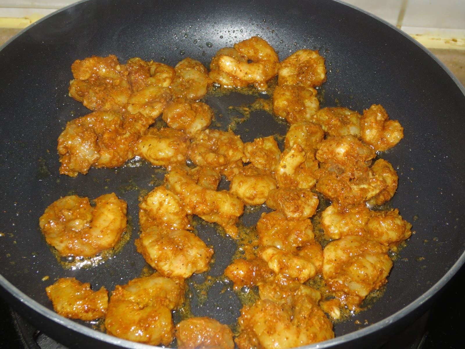 Home Cooking....: Prawns Masala Fry