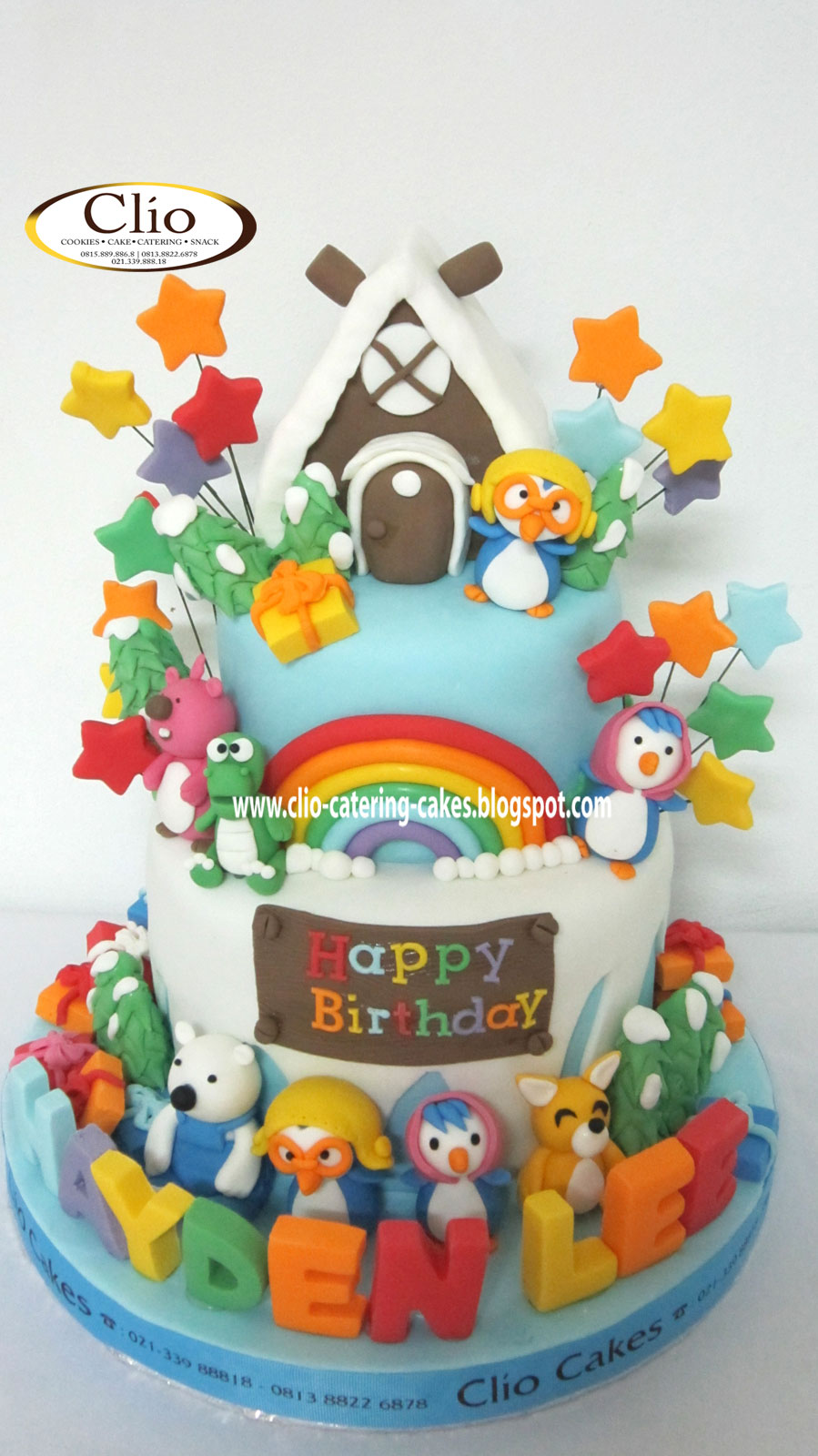 clio catering cakes: Pororo cake