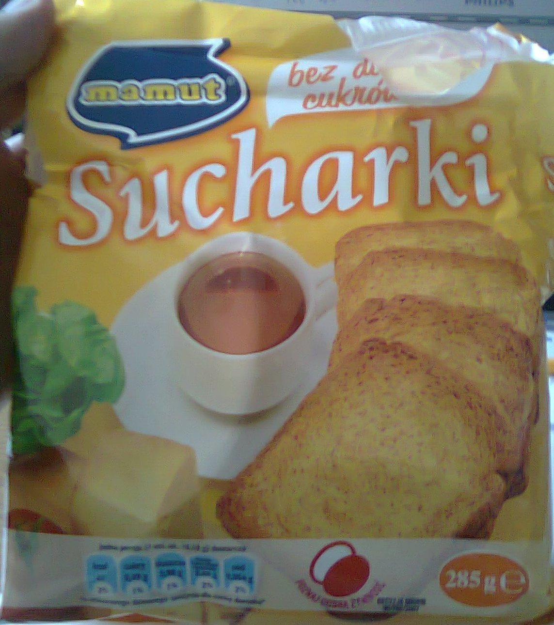 wiesz co zjesz - jedz bez szkodliwej chemii: MAMUT sucharki bez dodatku ...