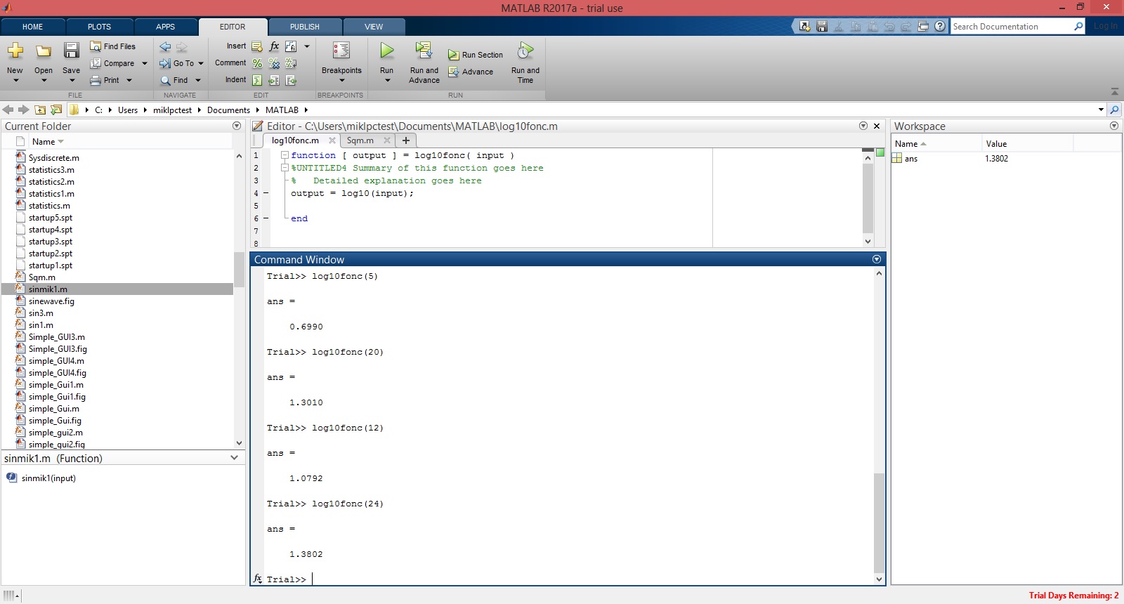 Matlab level 3, Matlab niveau 3, Matlab stufe 3,