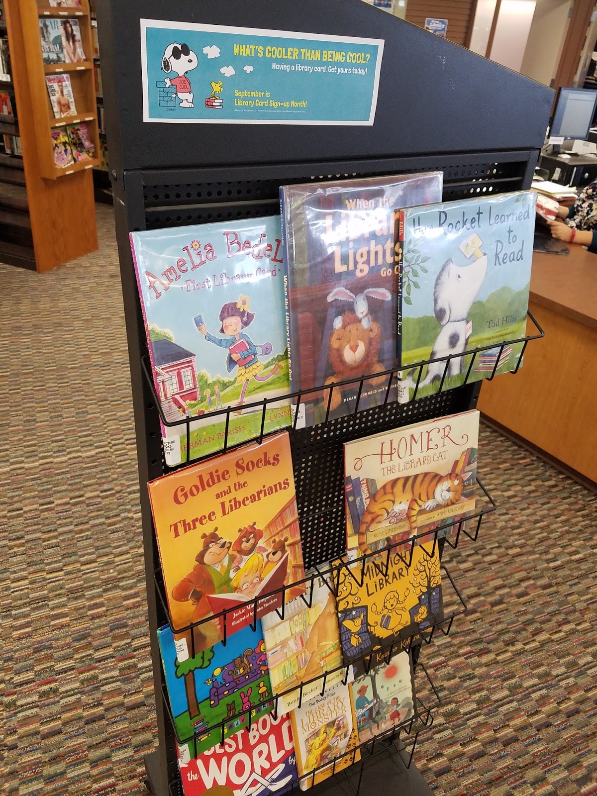 Book 'Em, Bobbi: September displays