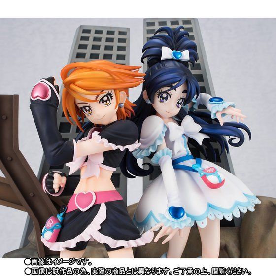 Futari wa Pretty Cure - Cure Black & Cure White TAMASHII PREMIER 1/7 ...