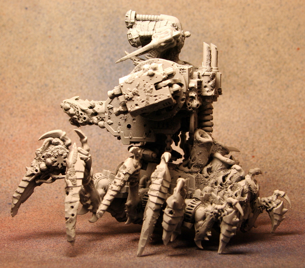 Warhammer In Progress: Nurgle Defiler, modeling and base coat finished