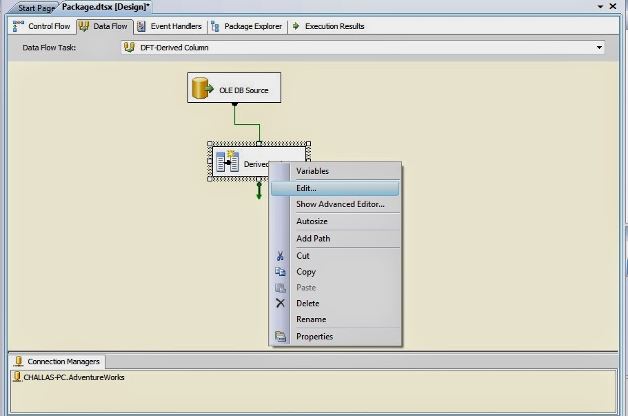 Derived Column Transformation