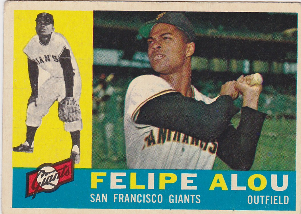 Horizontal Heroes: The 1960 Topps Set: #287 Felipe Alou