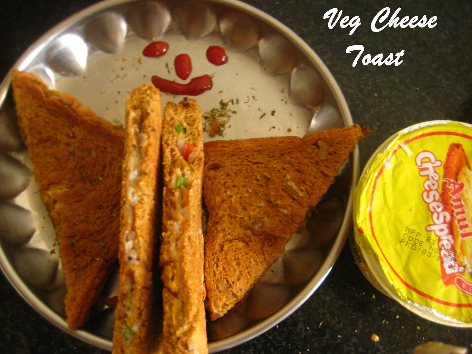 Nandy's Home: Easy Veg Cheese Toast