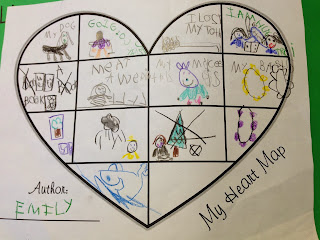 Tales From a K-1 Classroom: Heart Maps; a list of ideas that we could ...