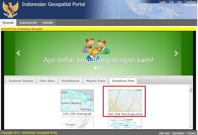 Omah Peta: Download Peta Rupa Bumi Indonesia (RBI) Skala 25K dan 50K di ...
