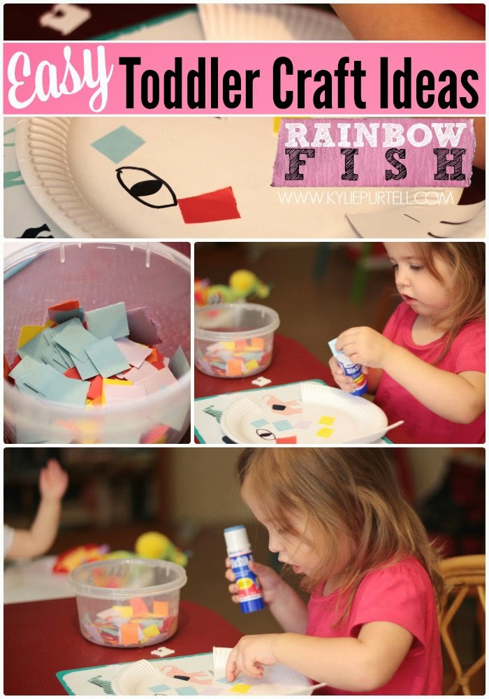Easy Toddler Craft Ideas: Rainbow Fish Craft | For the Kids
