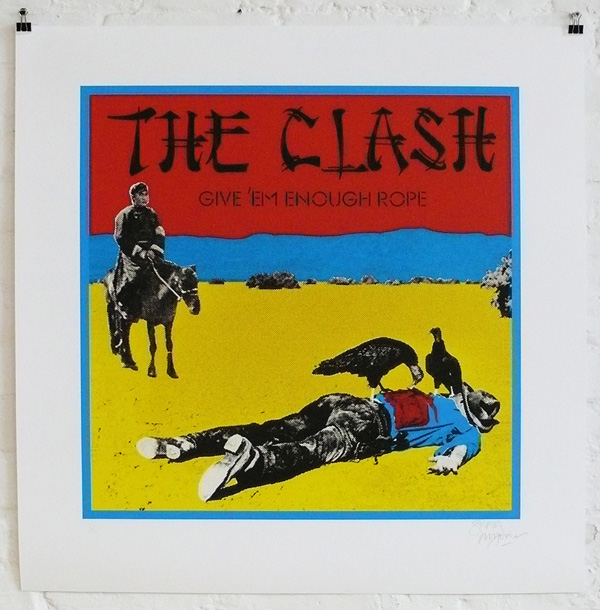 INSIDE THE ROCK POSTER FRAME BLOG: The Clash Album Cover Print Release