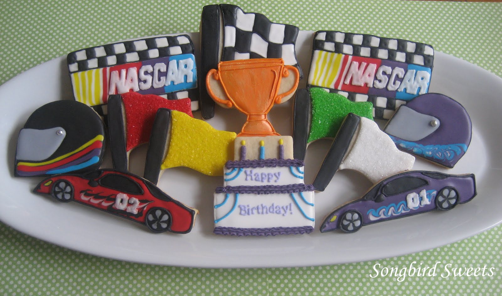 Songbird Sweets: NASCAR Birthday Gift Set