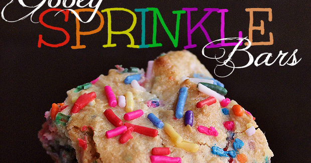 Momma Told Me: An Ode To Sprinkles: Try Our Gooey Sprinkle Bars Recipe!