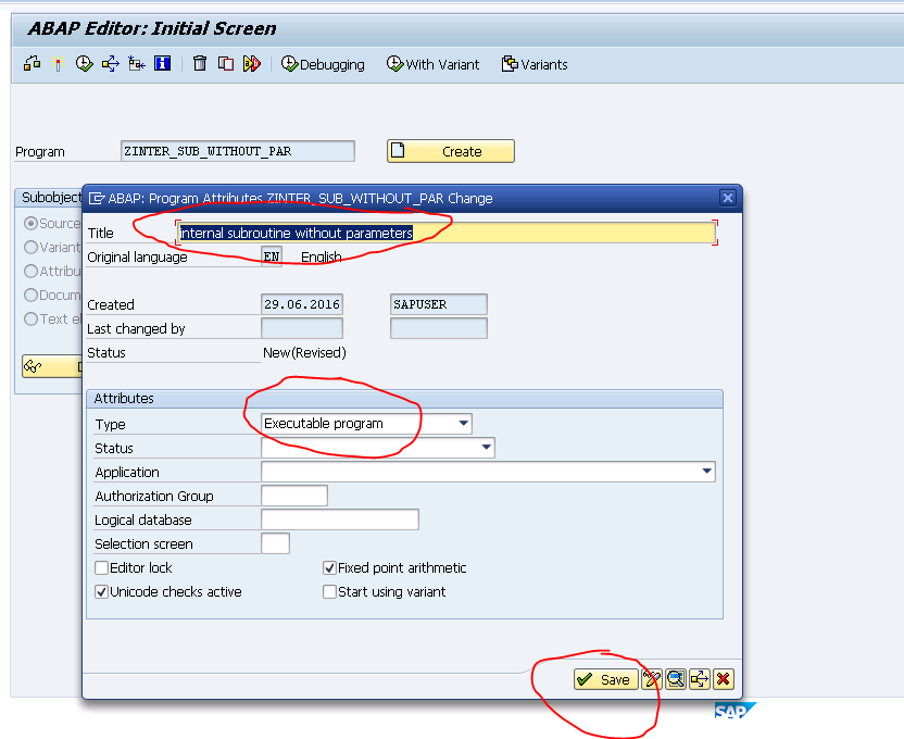 SAP TECH: Internal Subroutines without passing parameters