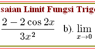 Penyelesaian Limit Fungsi Trigonometri ~ Konsep Matematika (KoMa)