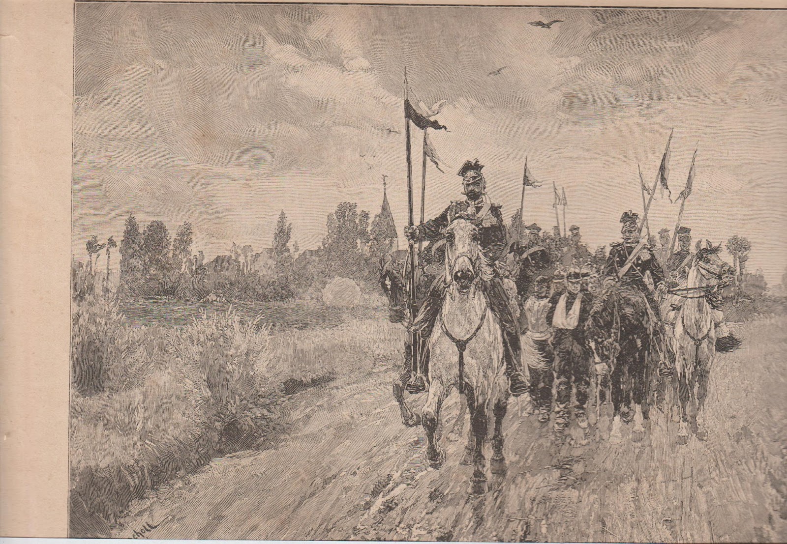 Litthauisches Ulanen Regiment Nr.12: Kampfeinsätze 1870 /71