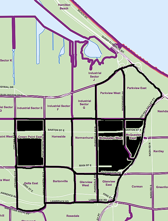 Hamilton Neighbourhood Associations: Neighbourhood Maps