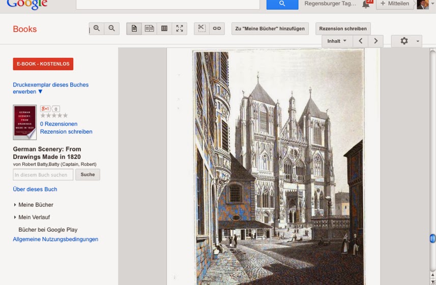 Regensburg historisch: 1820 - Dom in German Scenery: From Drawings Made ...