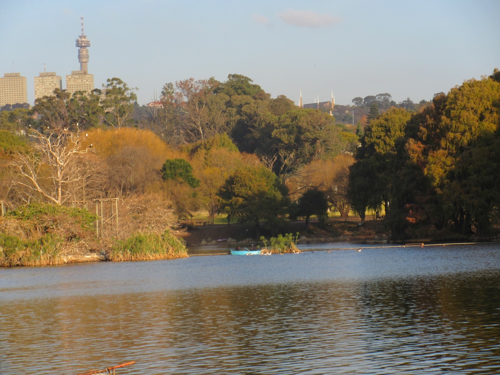 Egans in Johannesburg: Zoo Lake with Pearls and the 4th of July