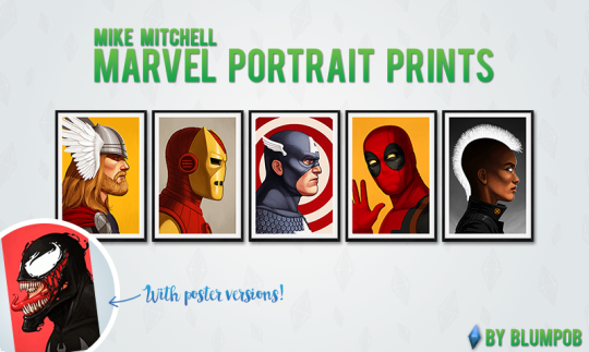 Mike Mitchell Marvel Portrait Prints & Posters ~ Nathys Sims