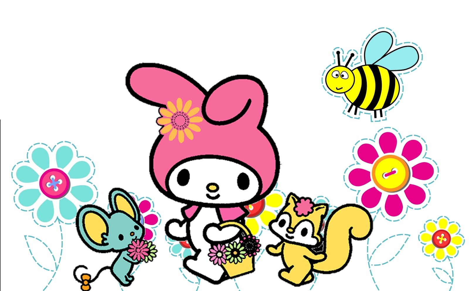 My Melody Birthday Party: Free Party Printables, Papers and Images ...