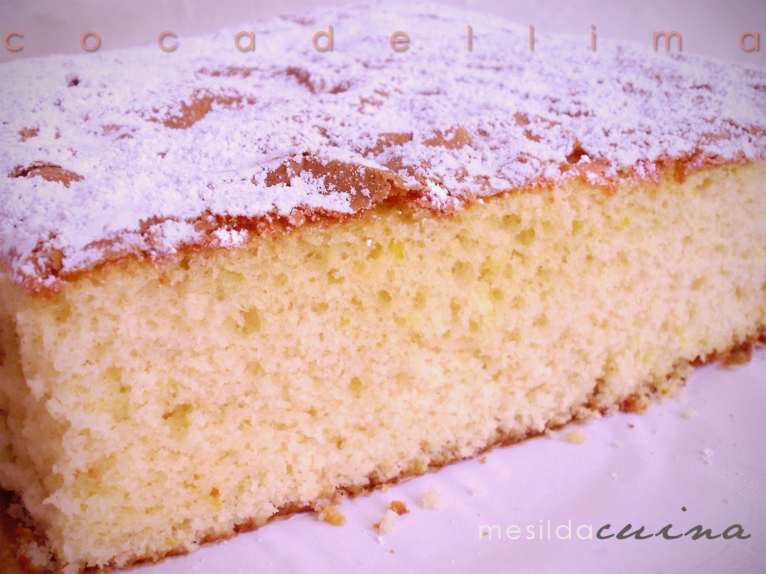 COCA DE LIMÓN - La cocina de Mesilda